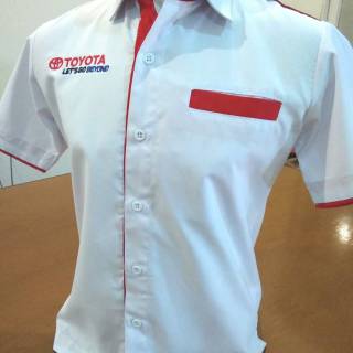 Jual Seragam Toyota Baju Kemeja Toyota Merah Putih Let's Go Beyond ...
