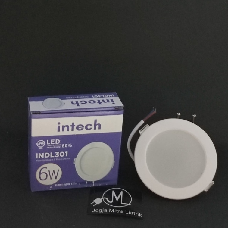 Jual LAMPU DOWNLIGHT PANEL INTECH INDL301 6 WATT PUTIH | Shopee Indonesia