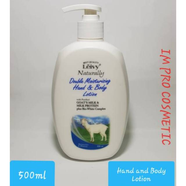Jual LEIVY HAND & BODY LOTION Susu Domba 500 ml. | Shopee Indonesia