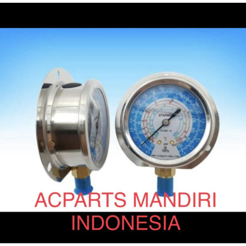 Jual pressure gauge oil refco meteran low pressure gauge oil refco racket | Shopee Indonesia