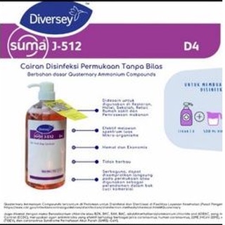 Jual DIVERSEY SUMA J-512 D4 - botol 1 liter | Shopee Indonesia