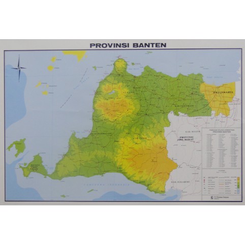Jual Langsung Order Peta Provinsi Banten (Lipat) Obral | Shopee Indonesia