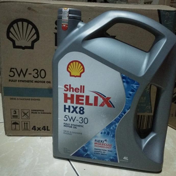 Jual Shell Helix Hx8 5W30 Diesel/Gasoline Engines Uk 4L Original ...