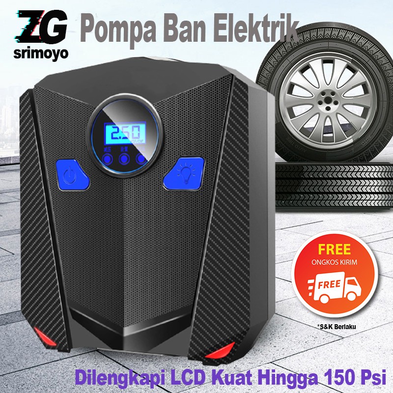 Jual Pompa Ban Elektrik Otomatis dengan LCD Kuat Hingga 150 Psi ...