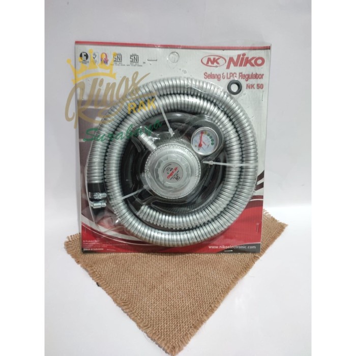 Jual Selang Paket Niko Flex Meter NK50 Selang Niko Regulator Niko SNI ...
