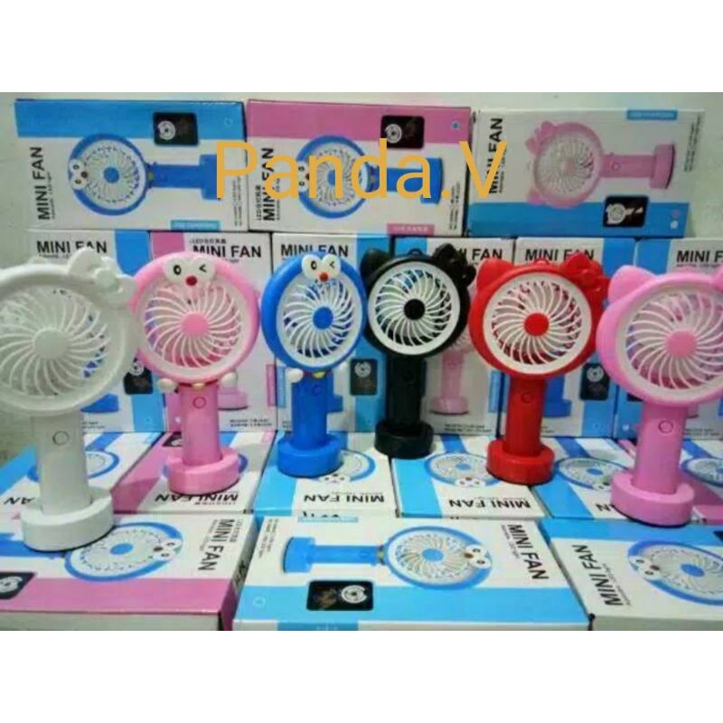 Jual Kipas Mini Tangan LED USB Portable Charger/Mini Fan LED Light ...