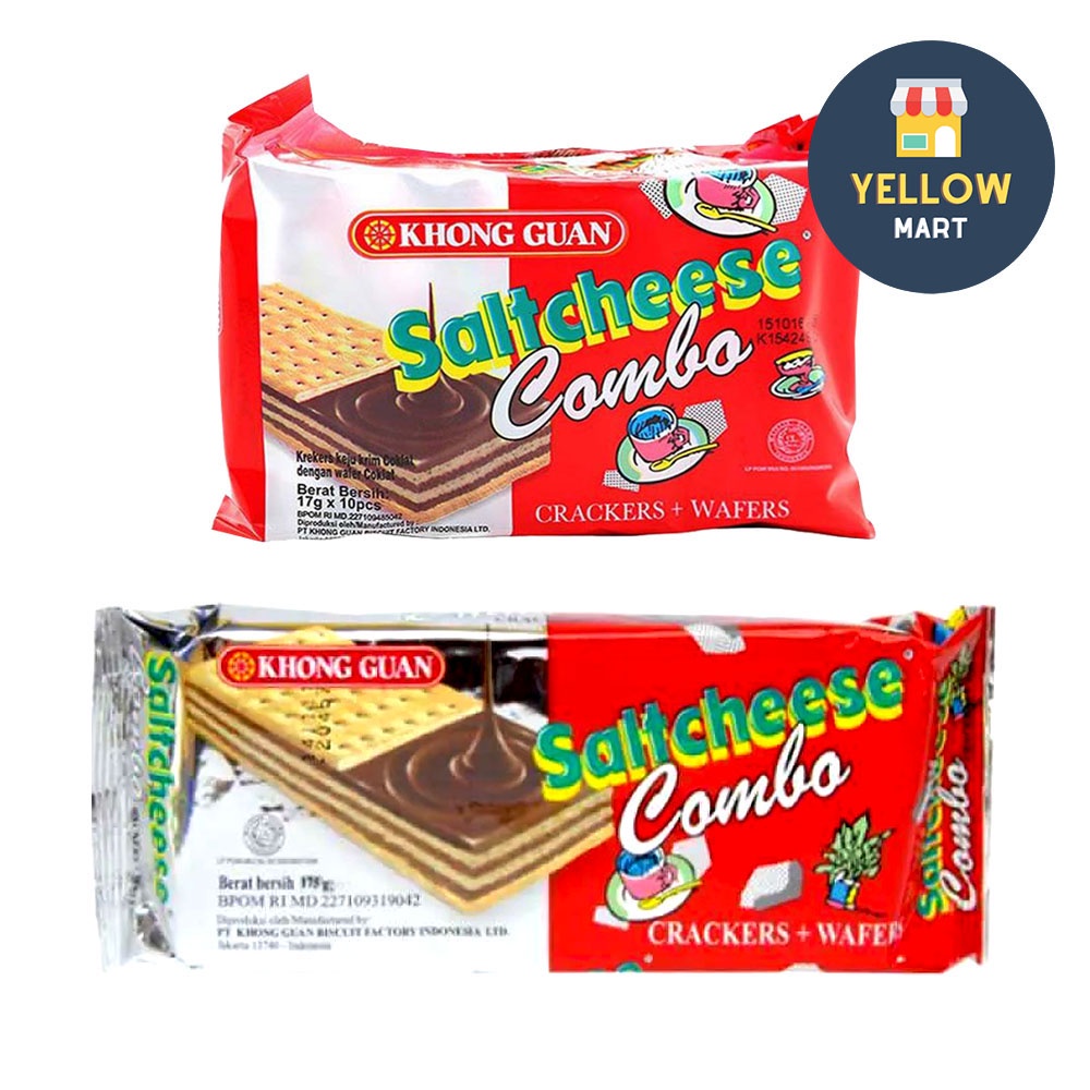 Jual Khong Guan Saltcheese Combo Cracker Coklat Variasi Original 175g ...