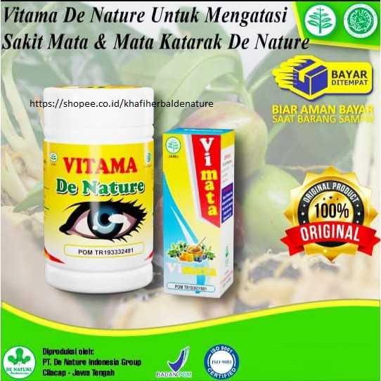 Jual VITAMA ORIGINAL OBAT MATA KATARAK OBAT SAKIT MATA HERBAL 100% AMAN ...