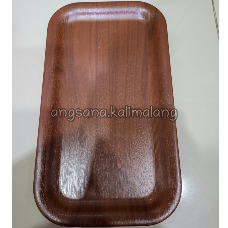 Jual Nampan Bill Bahan Melamin Motif Kayu Ukuran 13.5x23.5 cm | Shopee ...