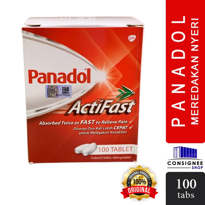 Jual PANADOL ACTIFAST isi 10 tablet Original Malaysia Meredakan Nyeri ...