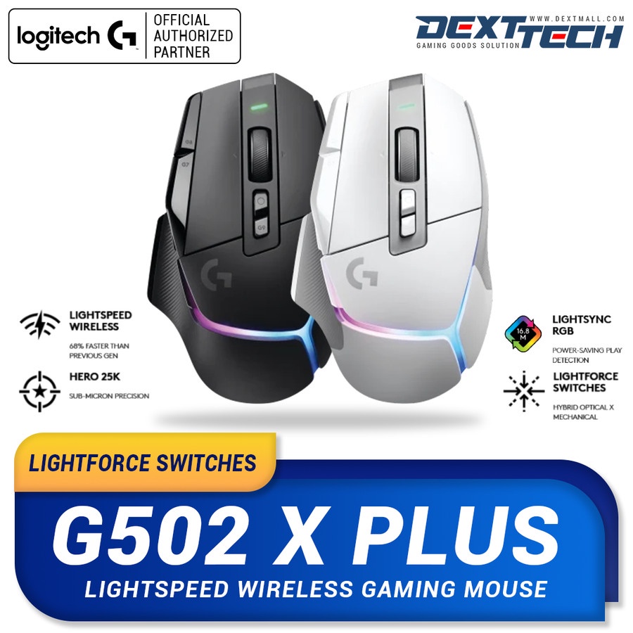 Jual Logitech G502X PLUS RGB Lightspeed Wireless Gaming Mouse | Shopee Indonesia