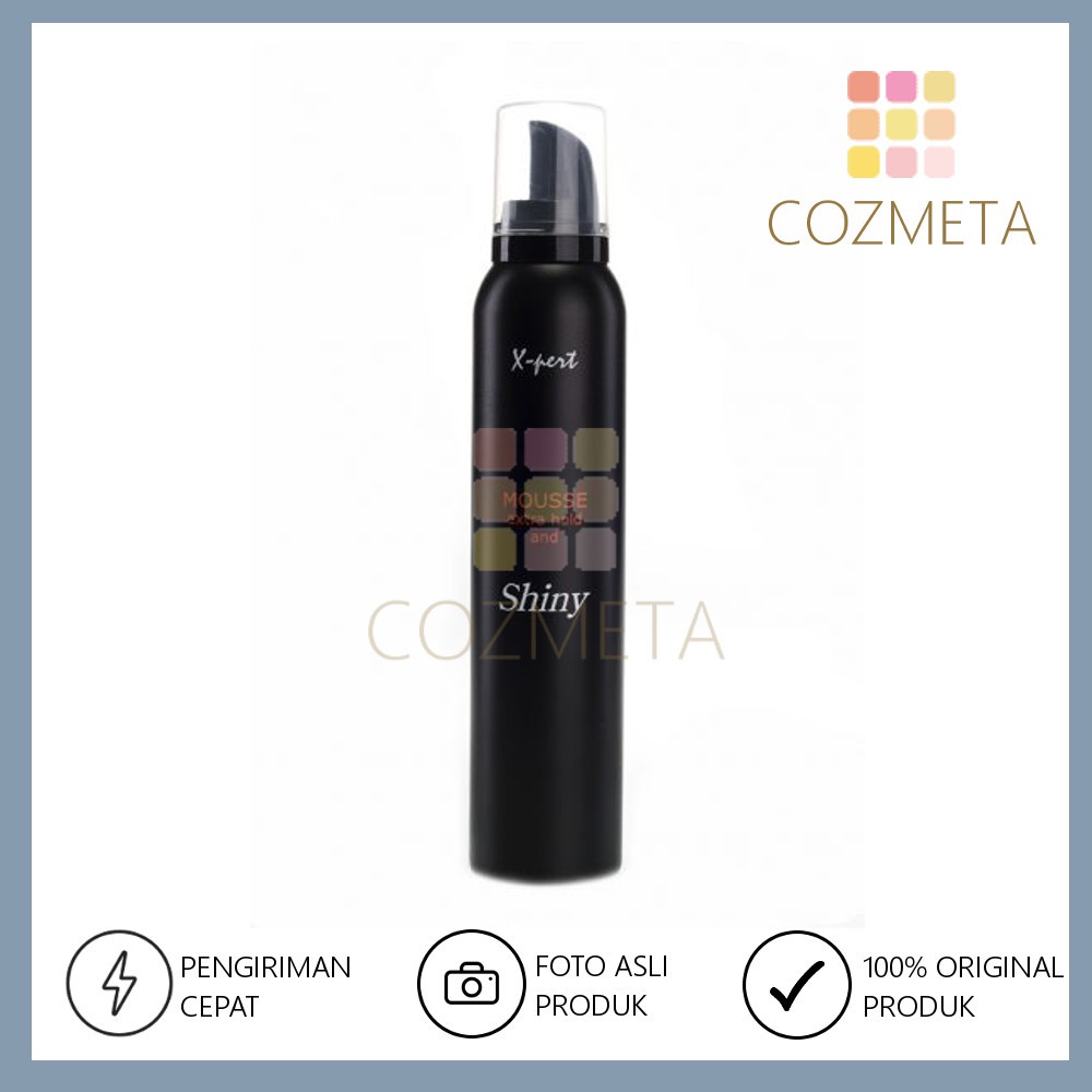 Jual X-Pert Xpert Hair Mousse Extra Hold and Shiny 200ml Xpert Hair ...