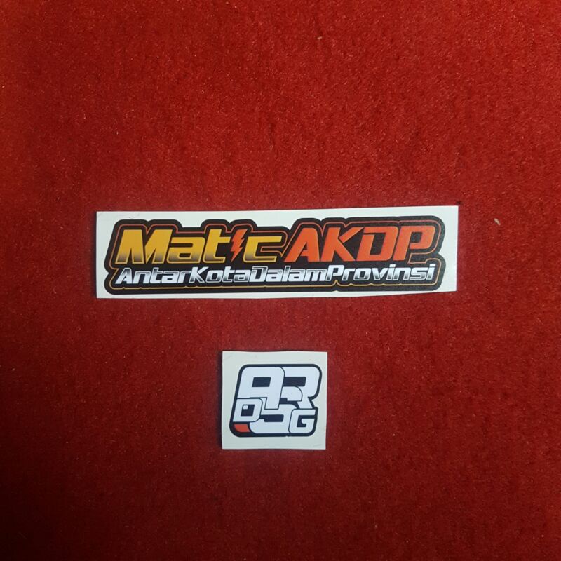 Jual sticker MATIC AKDP antar kota dalam provinsi | Shopee Indonesia