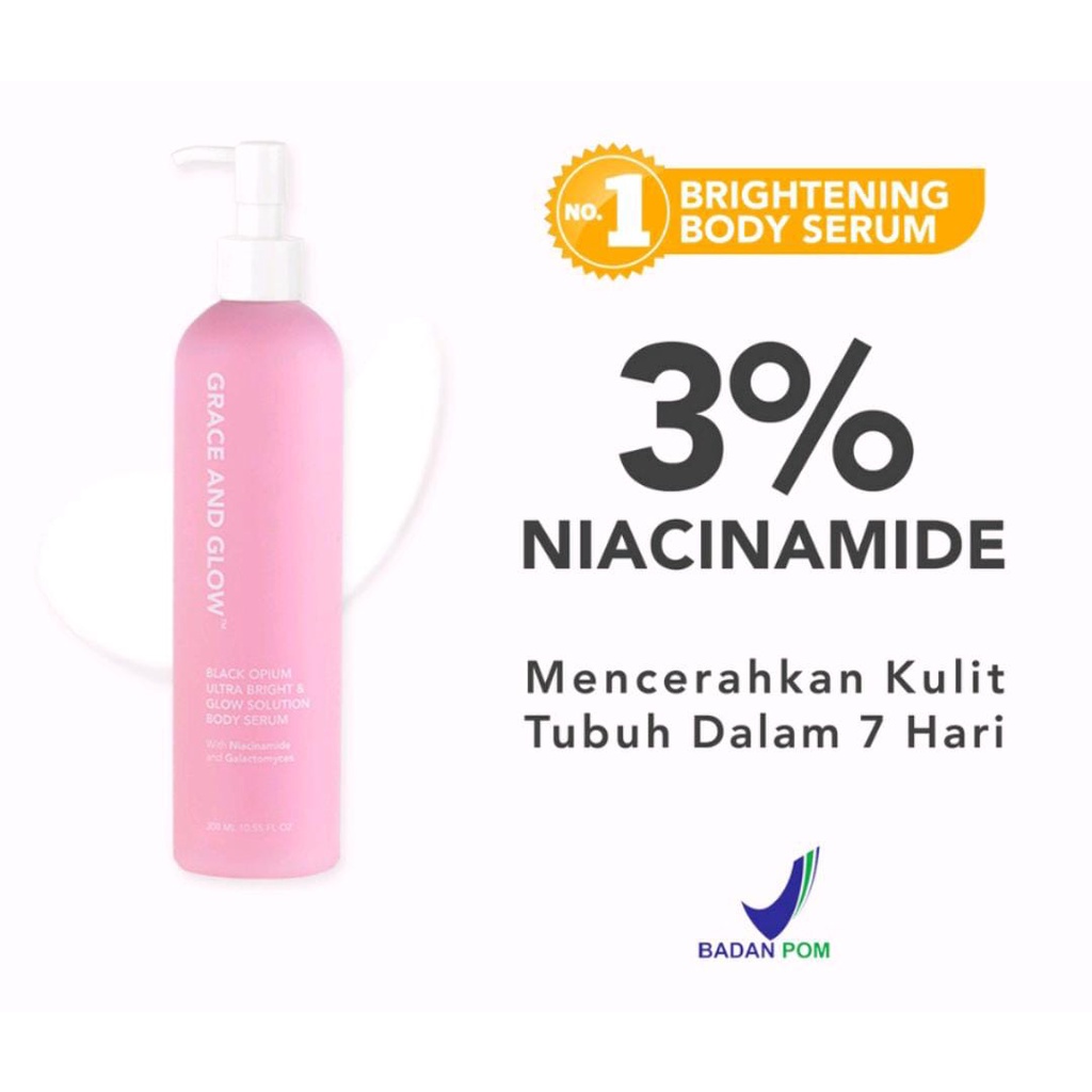 Jual Grace and Glow Black Opium Bright & Glow Body Serum Anti Acne ... Jual Grace and Glow Black Opium Bright & Glow Body Serum Anti Acne ...