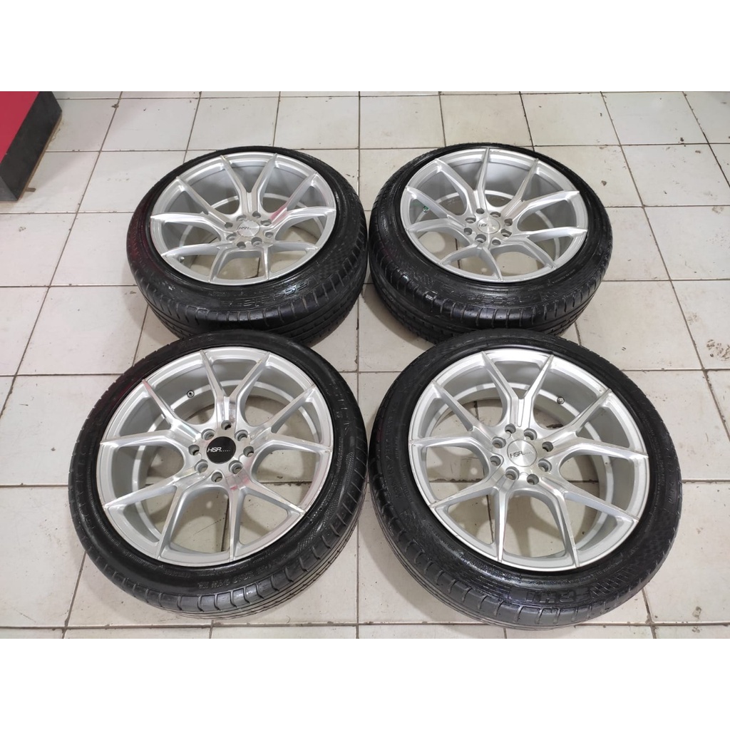 Jual velg seken bekas mobil livina merk velg hsr vodo ring 17x7,5 9 pcd 4x100 4x114 seken bekas ...