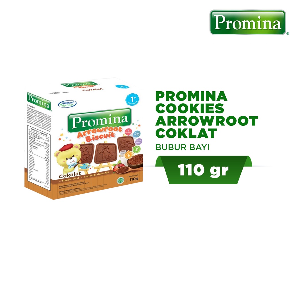 Jual Promina Cookies Arrowroot Coklat 110 gr | Shopee Indonesia