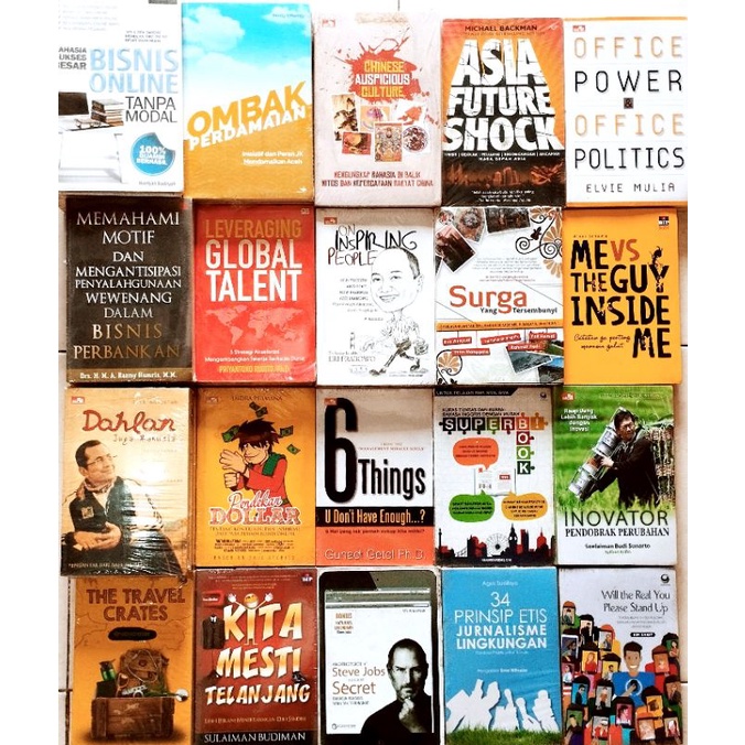 Jual OBRAL Buku Bacaan Motivasi // Pengembangan Diri // Bisnis // Investasi // Biografi ...