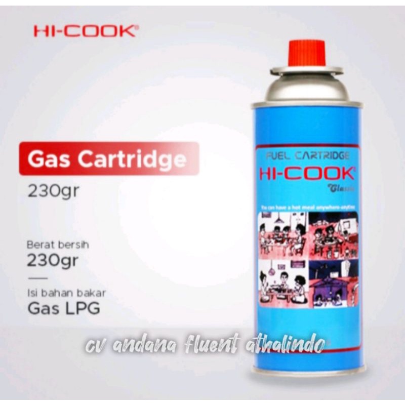 Jual tabung gas baru bukan refill mini hi-cook gas kompor portable gas ...