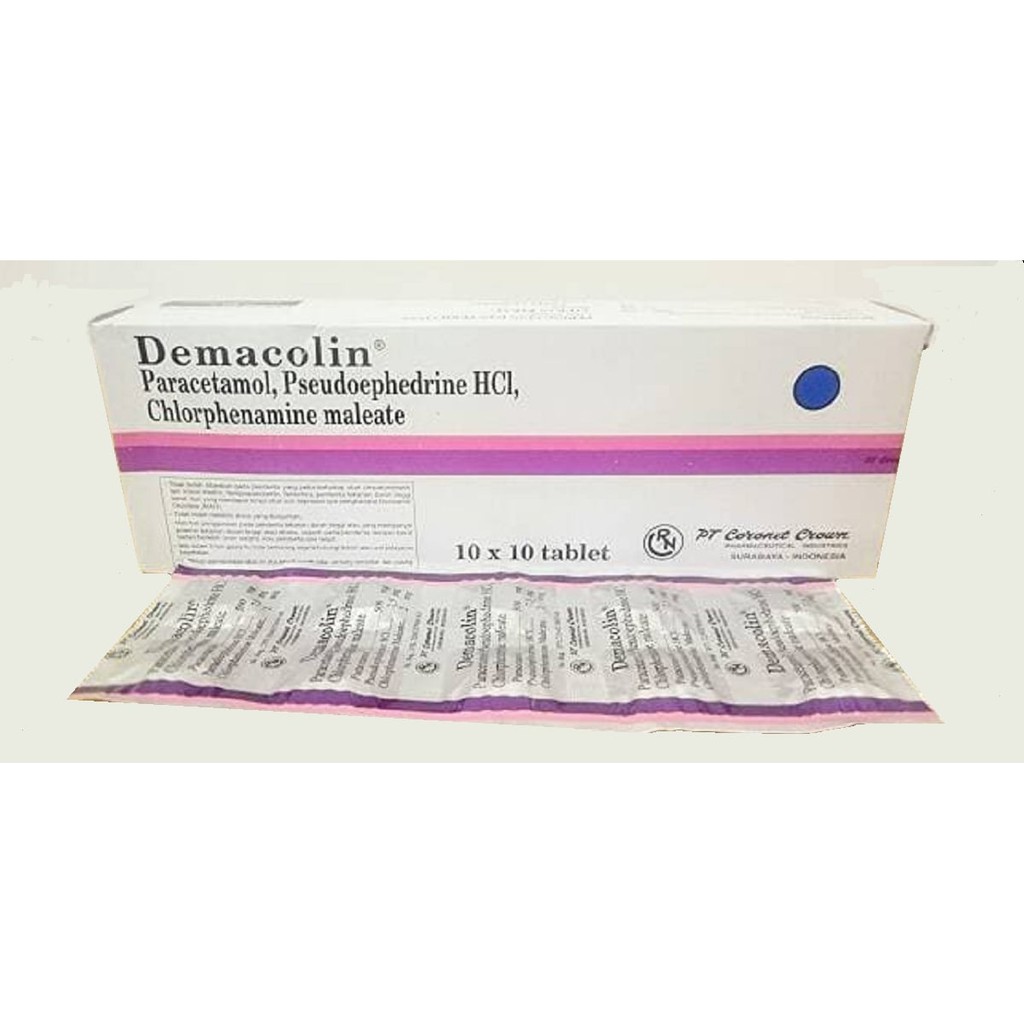 Jual Demacolin (1 strip @10 tablet). | Shopee Indonesia