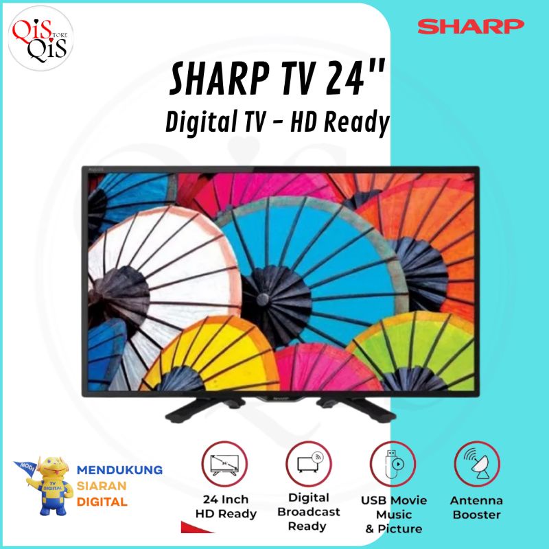 Jual SHARP LED TV 24 Inch / 32 Inch - HD Digital TV - Garansi Resmi ...