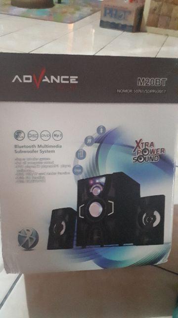 Advance M20BT Speaker Aktif 2.1 Bluetooth Multimedia Subwoofer BASS | Shopee Indonesia