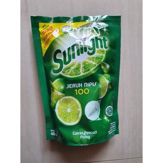 Jual Sunlight Jeruk Nipis 400ml pouch (sabun cair pencuci piring) | Shopee Indonesia