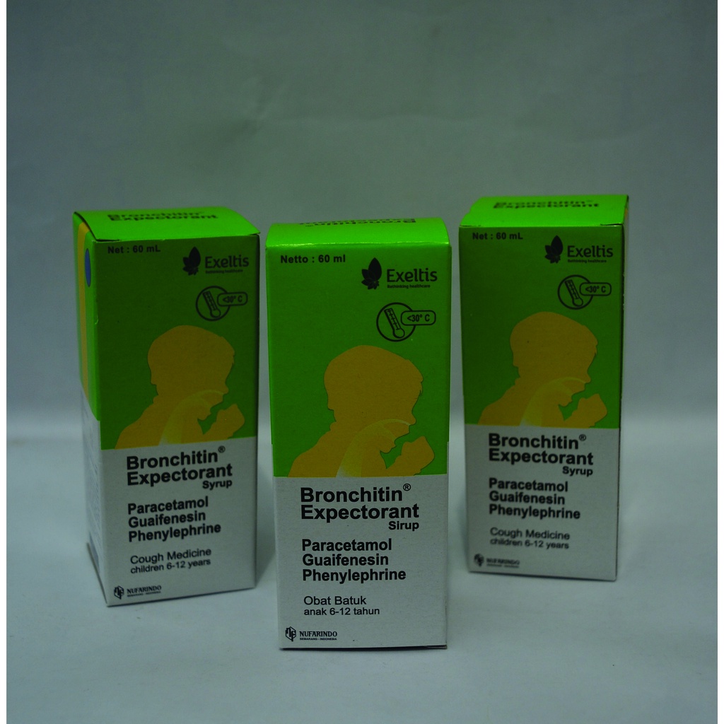 Jual Bronchitin Expectorant Syrup / Sirup (60 Ml) | Shopee Indonesia