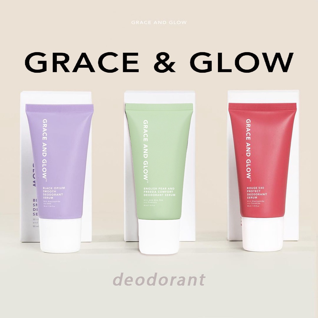 Jual GRACE & GLOW Black Opium Bright and Smooth Deodorant Roll On ...
