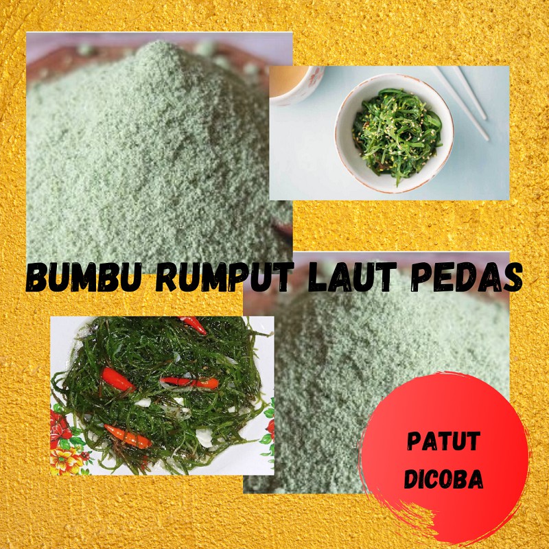 Jual BUMBU TABUR RUMPUT LAUT PEDAS SPICY SEAWEED 1 KG FOOD GRADE 1Kg ...
