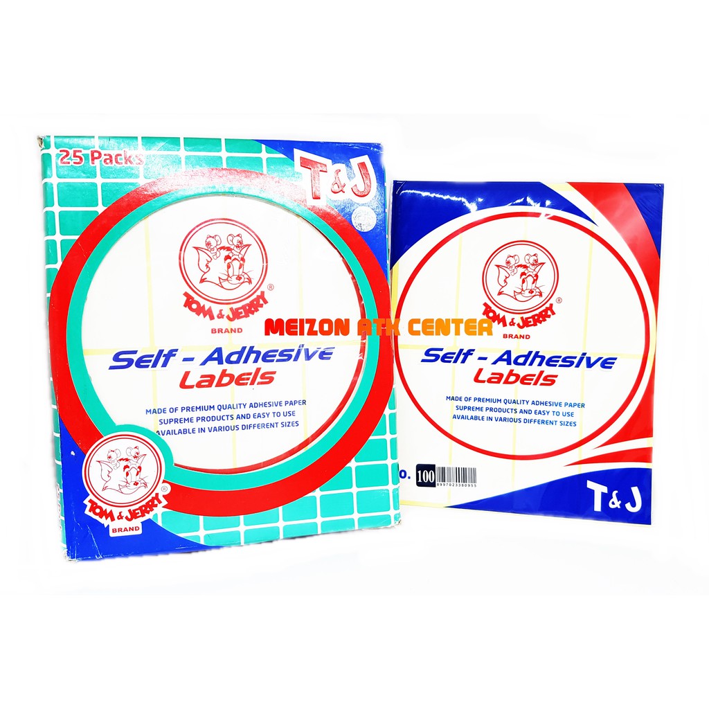 Jual Label Tom and Jerry Kertas Putih Stiker Paper TNJ Tom & Jerry ...