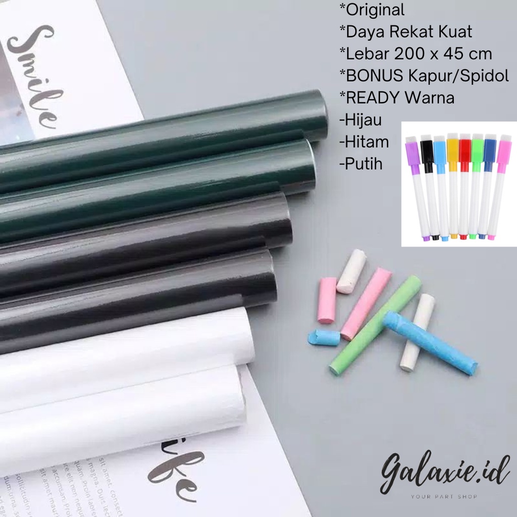 Jual PROMO Papan Tulis Anak Tempel Dinding / Stiker Whiteboard ...
