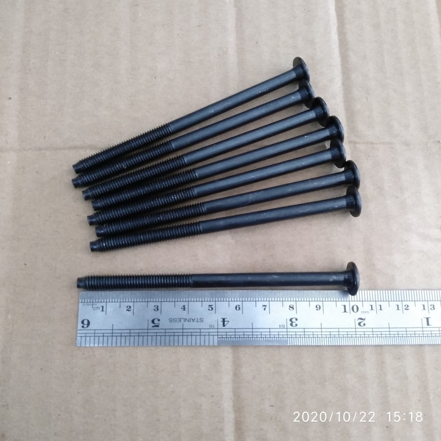 Jual BAUT JCBC M6 X 100 FURNITURE M6X100 HITAM KNOCKDOWN DIPAN SPEAKER KNOCK DOWN KUNCI L4 ...