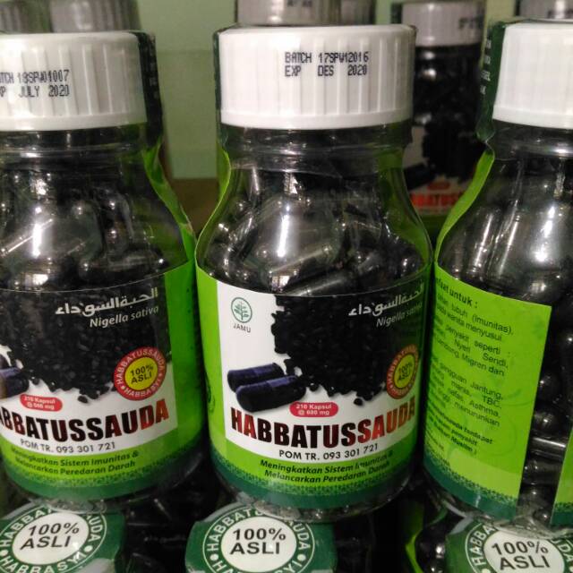 Jual HABBATUSSAUDA Herbal Niaga Utama HNU 210 Kapsul | Habbatusauda ...