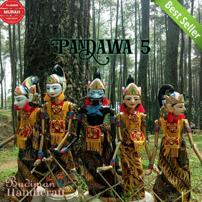 Jual Wayang Golek Pandawa 5. 1set=(Yudistira,Bima,Arjuna,Nakula,Sadewa ...