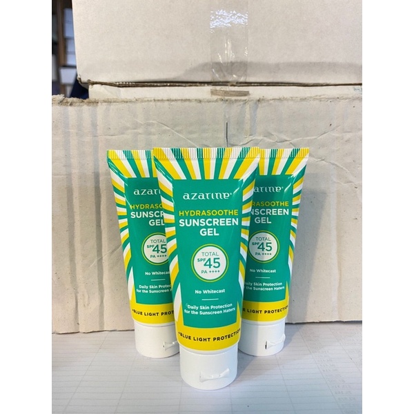 Jual AZARINE HYDRASOOTHE SUNSCREEN GEL SPF 45 (30 ml)KECIL!! | Shopee Indonesia