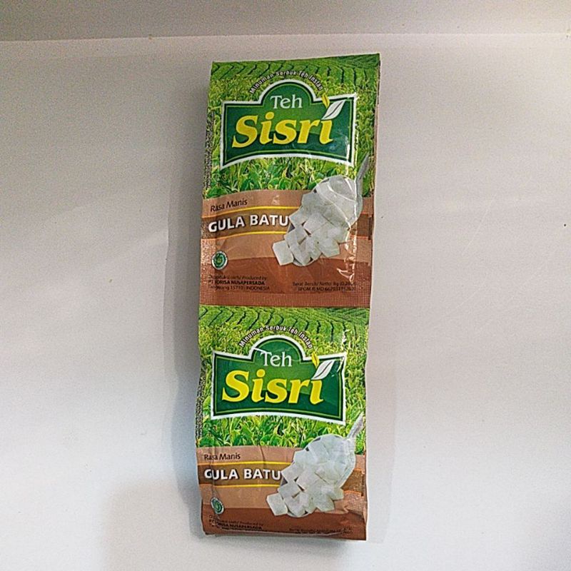 Jual Teh Sisri Gula Batu 8gr x 10 sachet | Shopee Indonesia