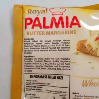 Jual Mentega Palmia Royal Butter Margarine sachet 200 gr / gram ...