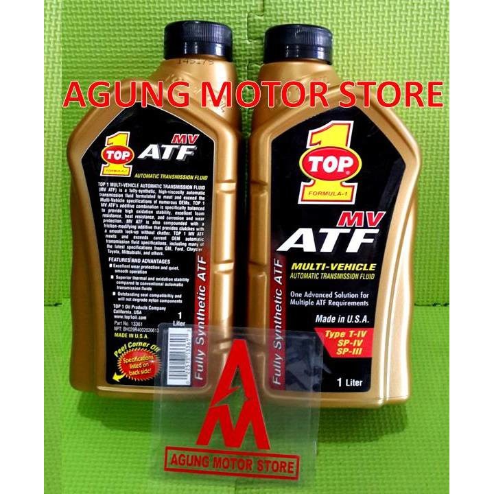 Jual Oli Transmisi ATF MV TOP1 Fully Synthetic (1L) | Shopee Indonesia