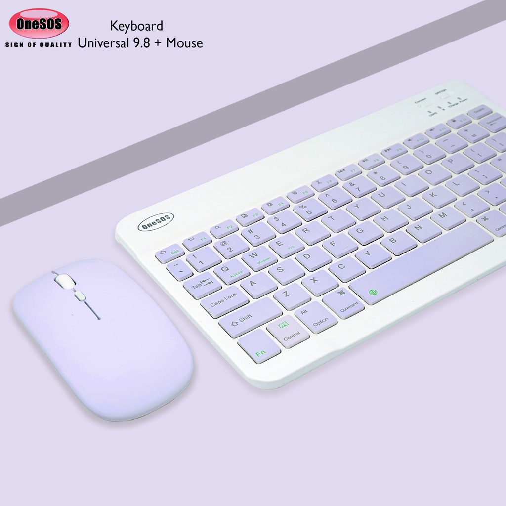 Jual Keyboard Wireless Bluetooth Mouse Slim Support Android Windows