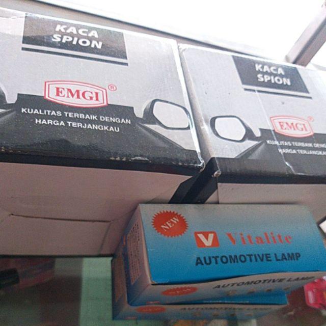 Spion Emgi Universal 6" Wide Angle Bulat Hitam Manual R/L | Shopee ...