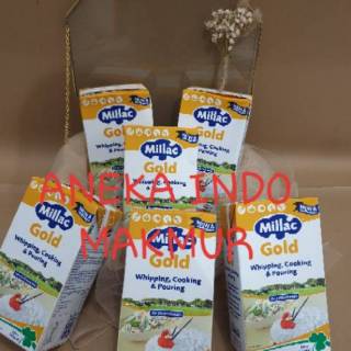 Jual MILLAC GOLD Millac Milac gold Whip Whipping Whipped Cream 1 Liter ...