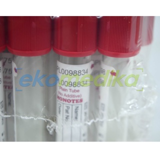 Jual Tabung Plain 5ml MONOTES Vacuum Tube Plain 5 ml isi 100 ...