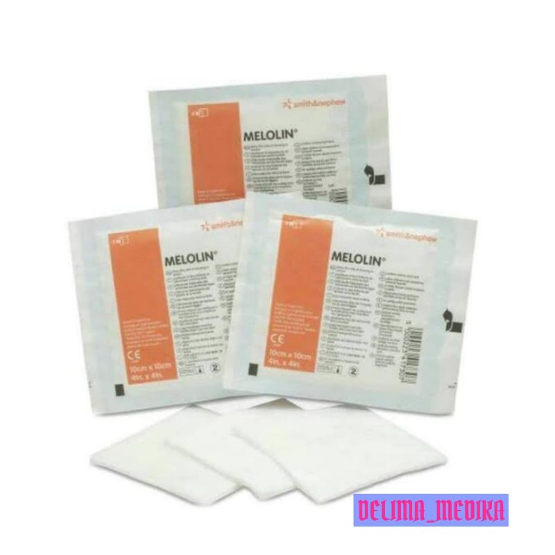 Jual Melolin 10cm x 10cm / Kasa Perban Tidak Lengket Pada Luka | Shopee ...