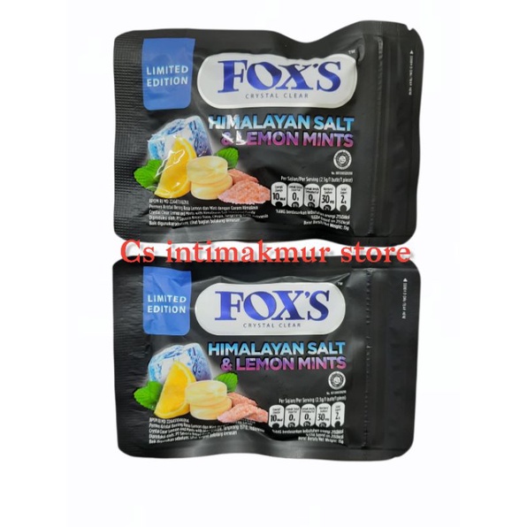 Jual Permen Fox's Himalayan Salt & Lemont mints limited edition 15 gr ...