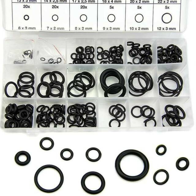 Jual Karet Rubber O Ring Seal Tightening 225PCS | Shopee Indonesia