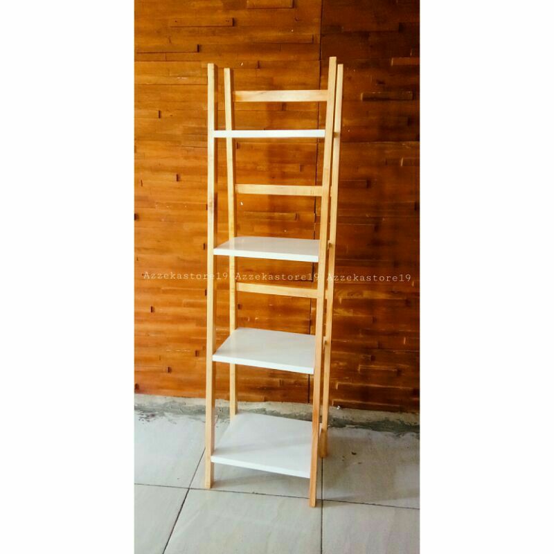 Jual RAK SUSUN MINIMALIS/RAK TANGGA KAYU SERBAGUNA/RAK BUNGA SUSUN ...