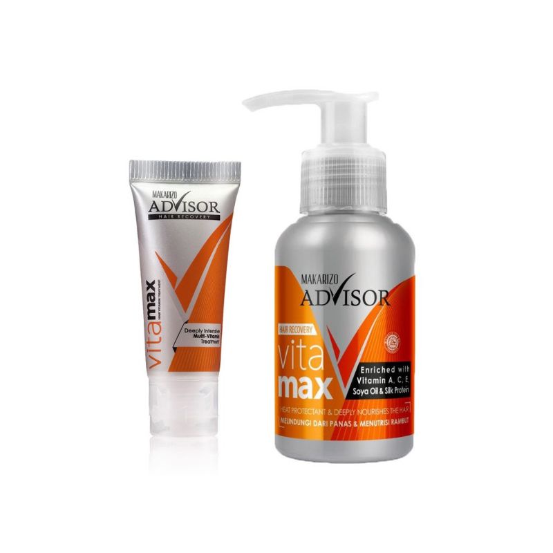 Jual Makarizo Advisor Hair Recovery Vitamax 8ml 50 mL | Shopee Indonesia