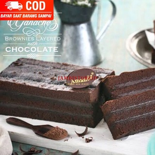 Jual (JAMBISTOREID) Kue Lapis Coklat Amanda Ganache Three Layered ...