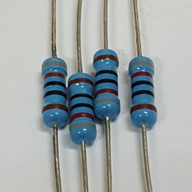 Jual Resistor 820 ohm 0.5W Metal Film 1% 10pcs | Shopee Indonesia