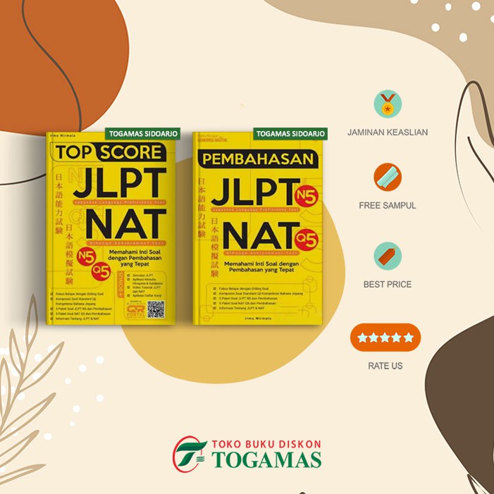 Jual Top Score + Pembahasan Jlpt Nat (Japanese Language Proficiency ...
